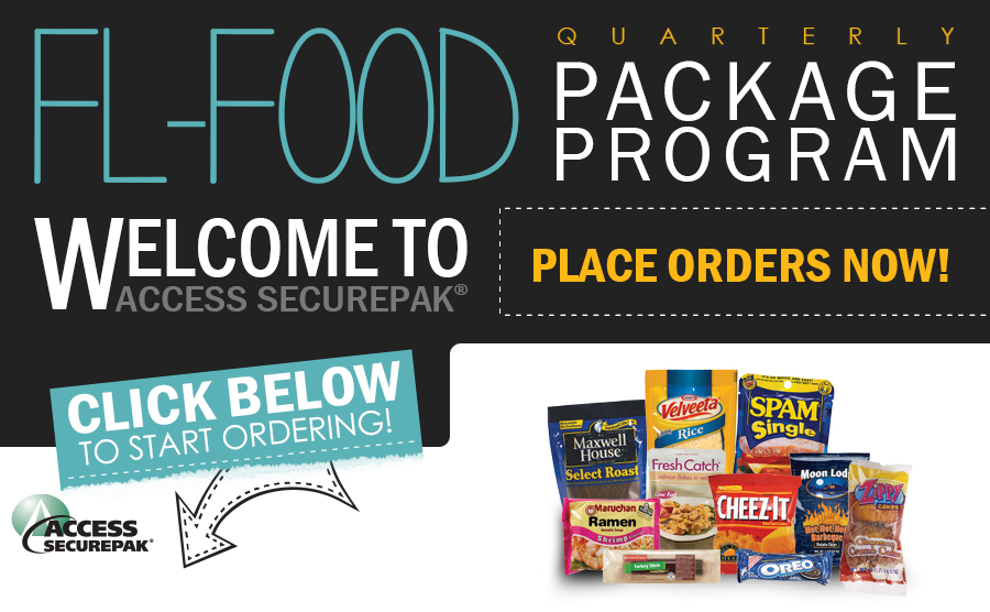 Access Securepak Florida Food Private Package Program Welcome