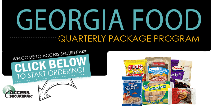 Access Securepak - Georgia Quarterly Food Package Program - Welcome