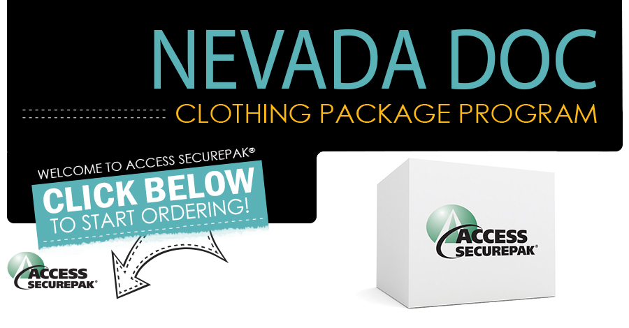 Access Securepak - Nevada Package Program - Clothing - Welcome
