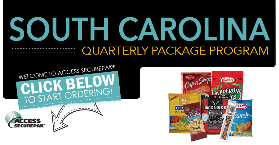 Access Securepak - South Carolina DOC Package Program - Welcome