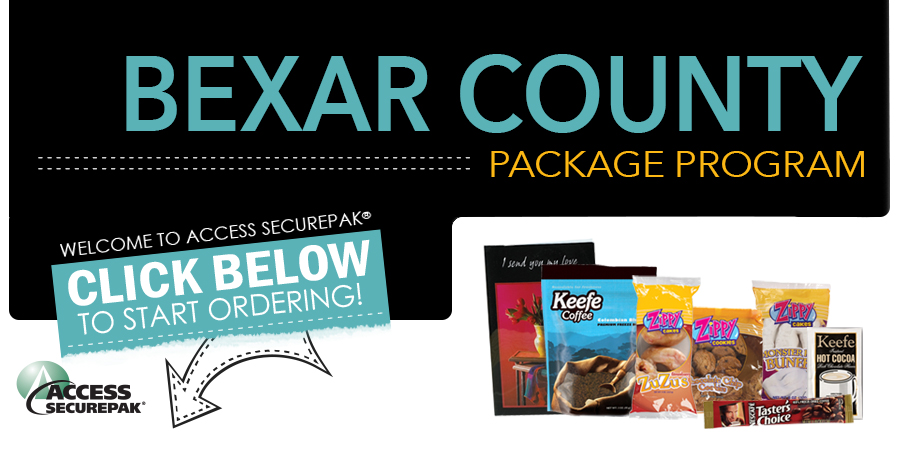 Access Securepak - Bexar County Jail Package Program - TX - Kit Packages
