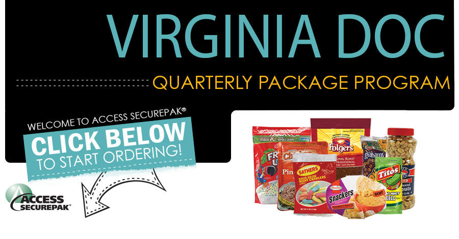 Access Securepak - Virginia Quarterly Package Program - Welcome